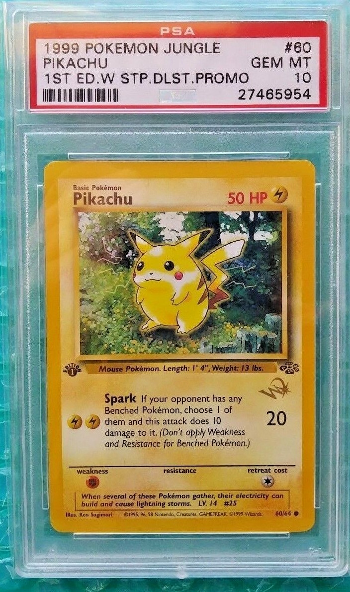 Pikachu Pokemon Card 1st Edition