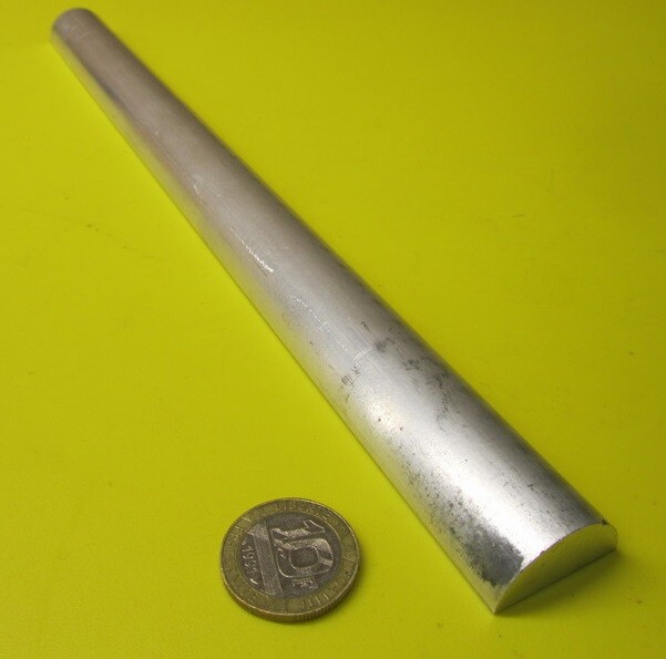 Aluminum Half Round Rod 1.00" Dia, x 1 Foot Length, 3 Units, 3 Ft | eBay