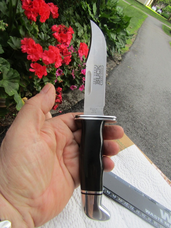 Buck Knife #119 Anvil Stamp 100 Year Anniversary 1902-2002 new w / box ...