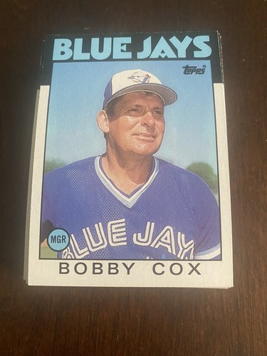 45 - 1986 Topps Bobby Cox Cards - Great Investment Lot - FREE Shipping ...