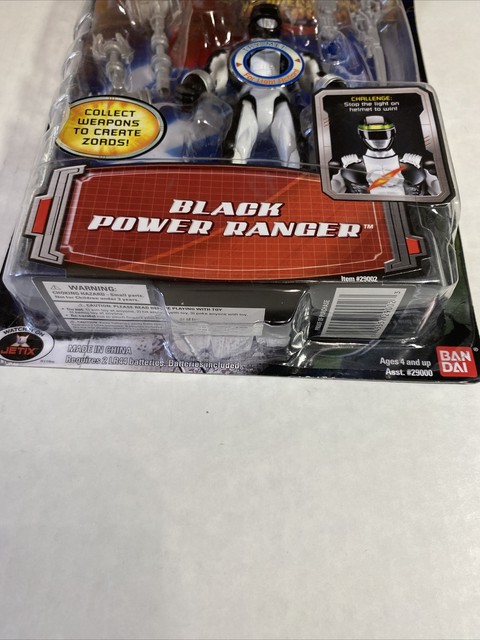 Power Rangers Operation Overdrive Black Ranger 5 Inch Light up Helmet ...