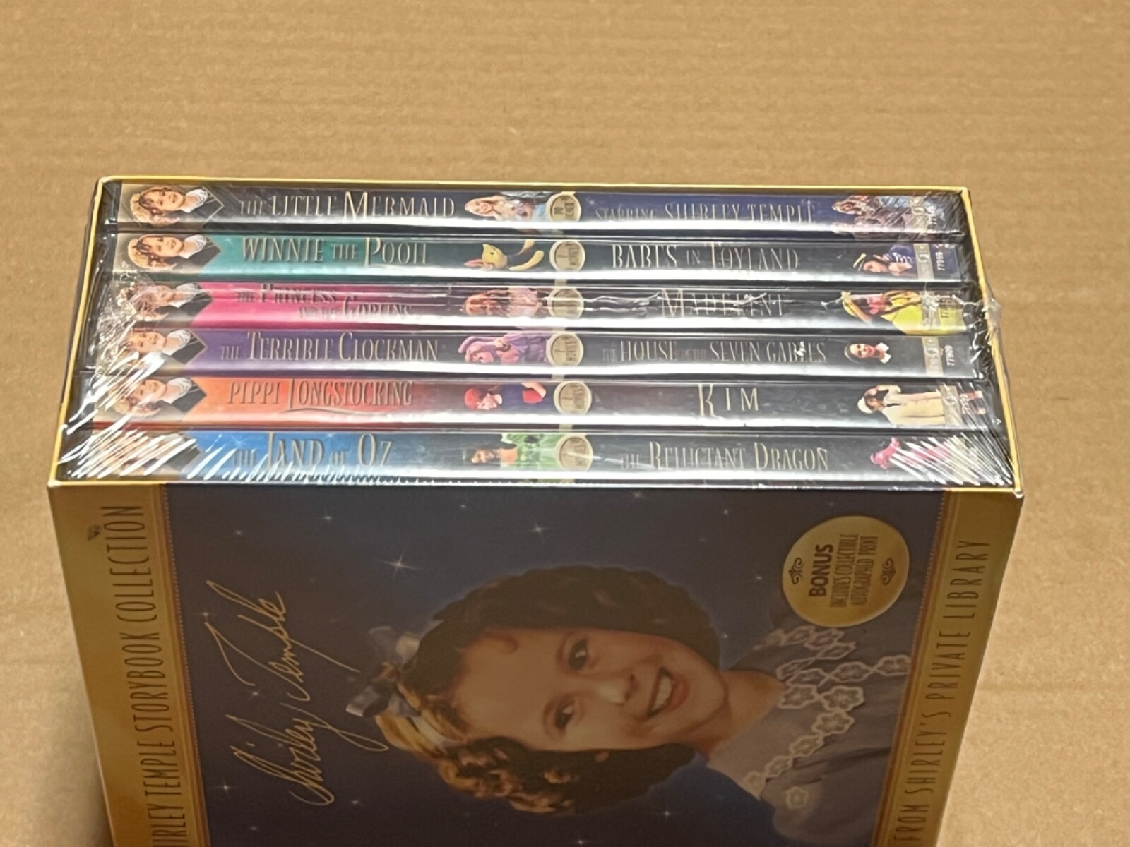 Shirley Temple Storybook Collection 6 DVD Movie Box Set W/ Print Sealed ...