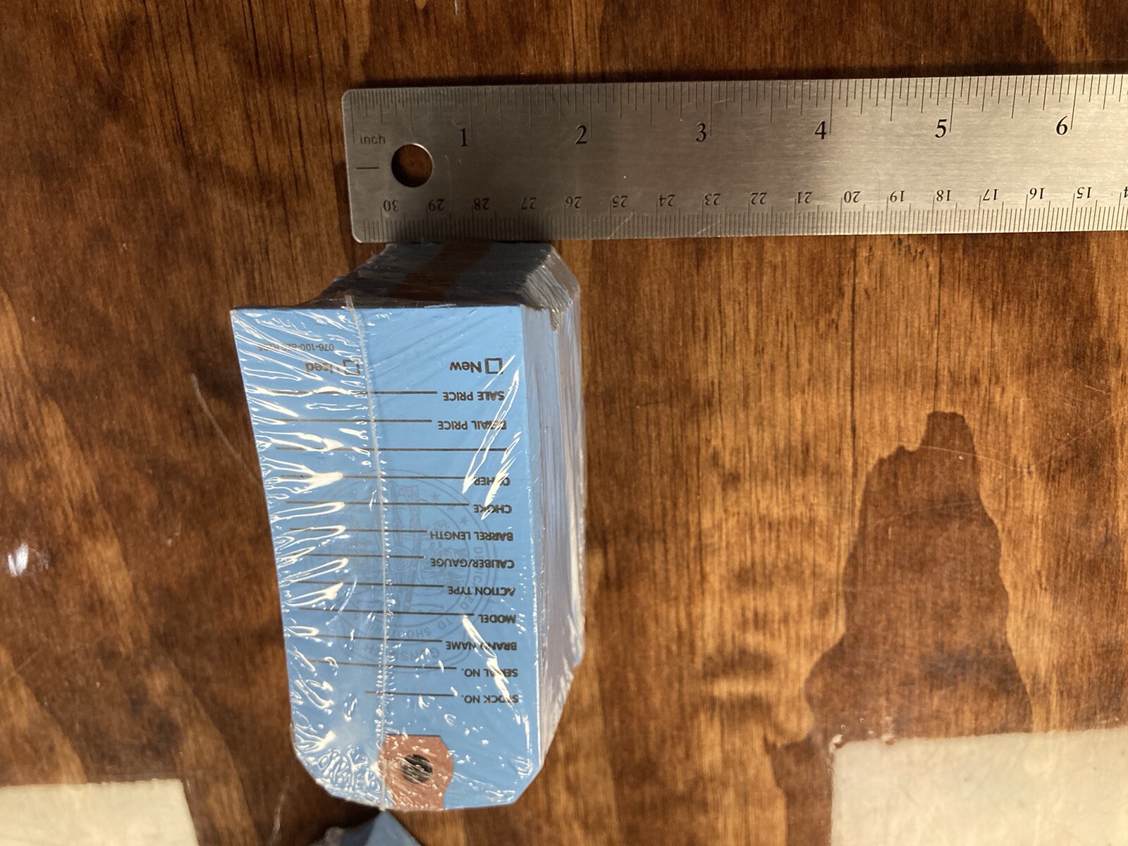 Quantity of 100 Blue Gun Firearms Inventory Hang Tags for gun stores | eBay