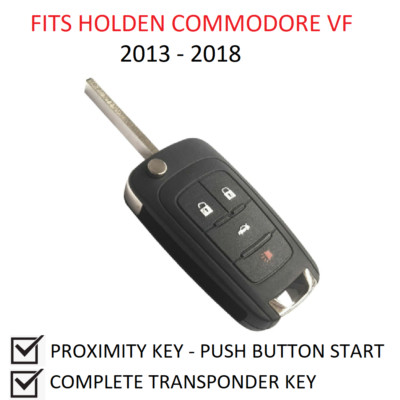 PROXIMITY PUSH START REMOTE CAR KEY FOR HOLDEN COMMODORE VF 2013 to2018 ...