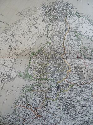 Baltic States Finland Russia St. Petersburg Novgorod 1885 Flemming ...