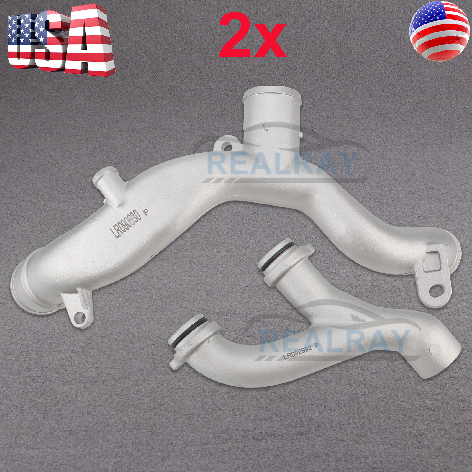 For Jaguar Land Rover Coolant Cross Over Pipe 3.0L V6 5.0 V8 ...
