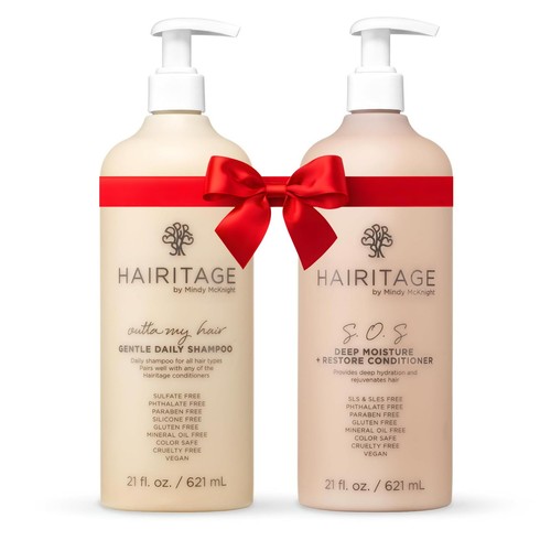 Moisture Shampoo & Conditioner Set 21oz | Anti-Frizz, Split End Repair ...