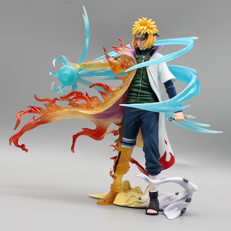 26cm Naruto Namikaze Minato Anime Figure GK PVC Statue Action Figurine ...