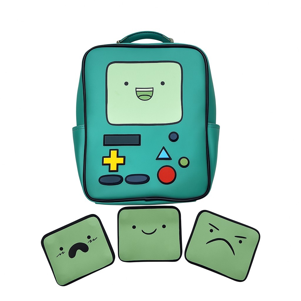 Rare Adventure Time BMO Figural Mini Backpack Interch… - Gem