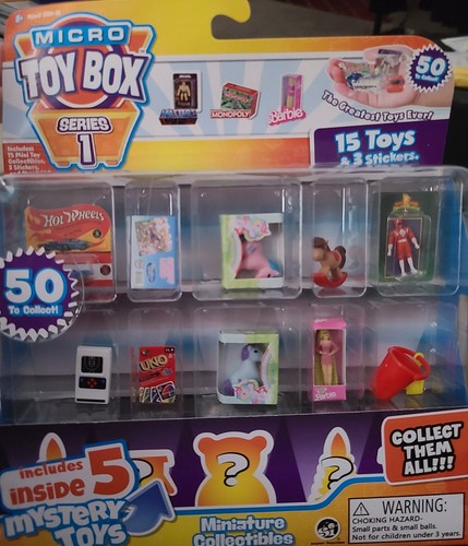Miniature Micro Toy Box Toy Shop Series 1 With 2 Boxes Toys Minis NIB ...