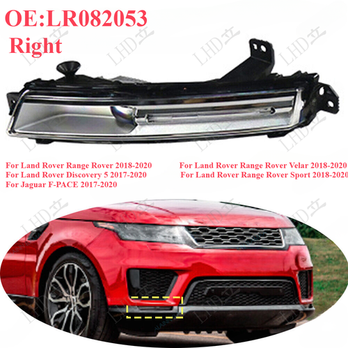 Right Front Fog Light For Range Rover Sport/Velar/Discovery Jaguar F ...