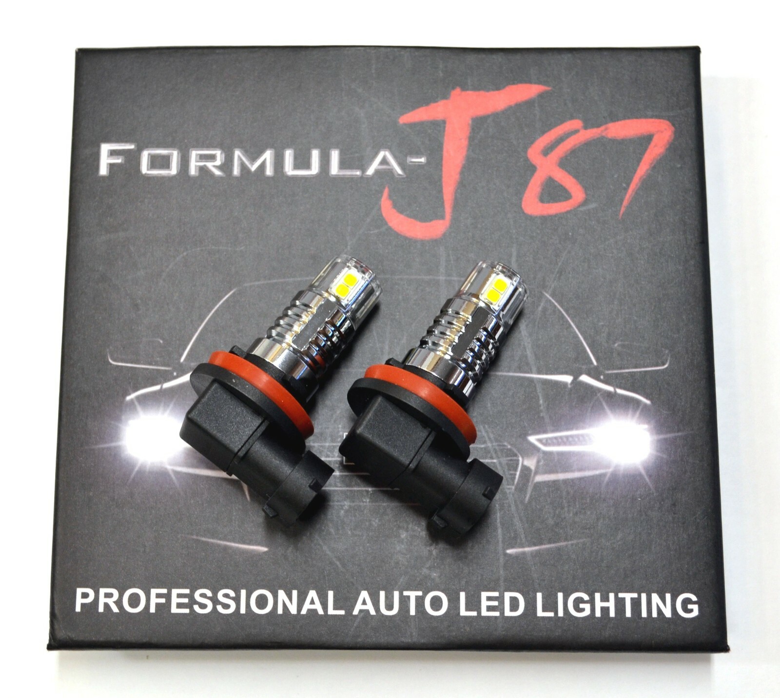 LED 20W H9 Yellow Two Bulbs Head Light High Beam Replacement Upgrade ...