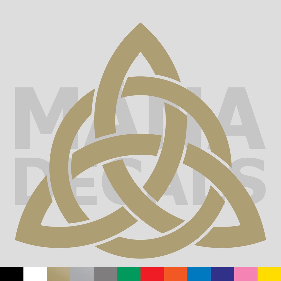 Trinity Vinyl Die Cut Decal Sticker - Triquetra Christian Religious ...