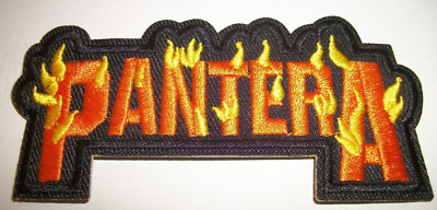Pantera~Patch~Embroidered~3 3/4" x 1 5/8"~Iron or Sew on~Heavy Metal ...