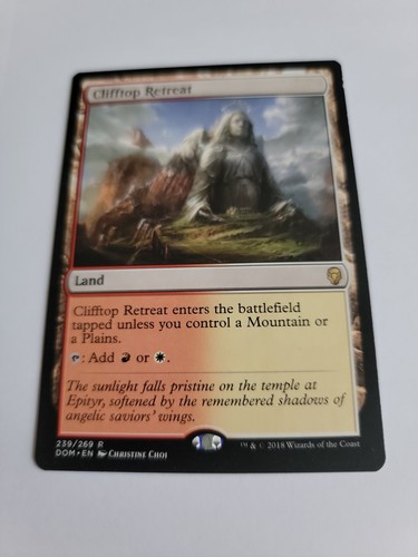 MTG Clifftop Retreat Dominaria 239/269 Regular Rare W3 | eBay