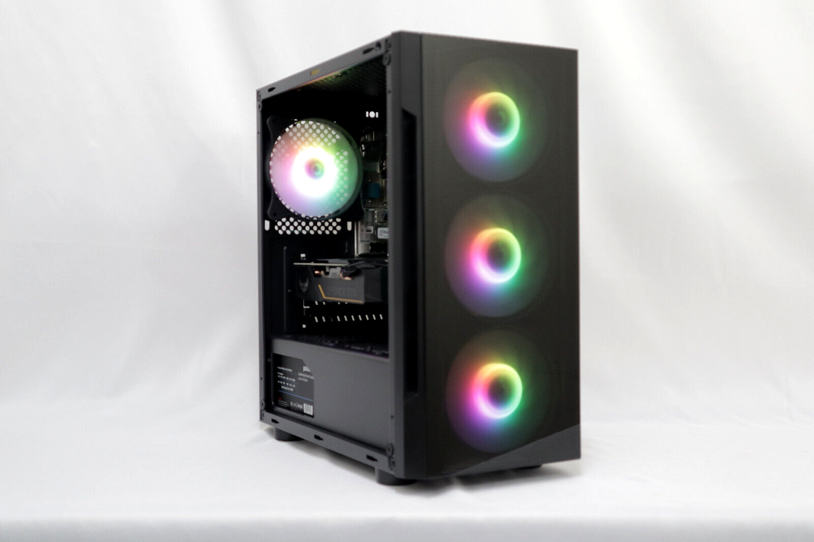 Gaming PC Computer AMD Ryzen 5 RTX 3060 240GB SSD + 1TB HDD 16GB RAM ...