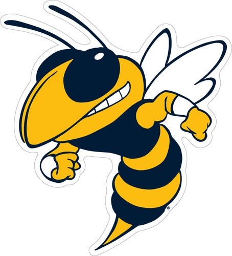 GT GEORGIA TECH Yellow Jacket Large Buzz Decal | eBay