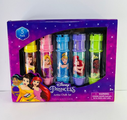 Disney Princess Jumbo Chalk Set Sidewalk Chalk Holders Chalk Sticks | eBay