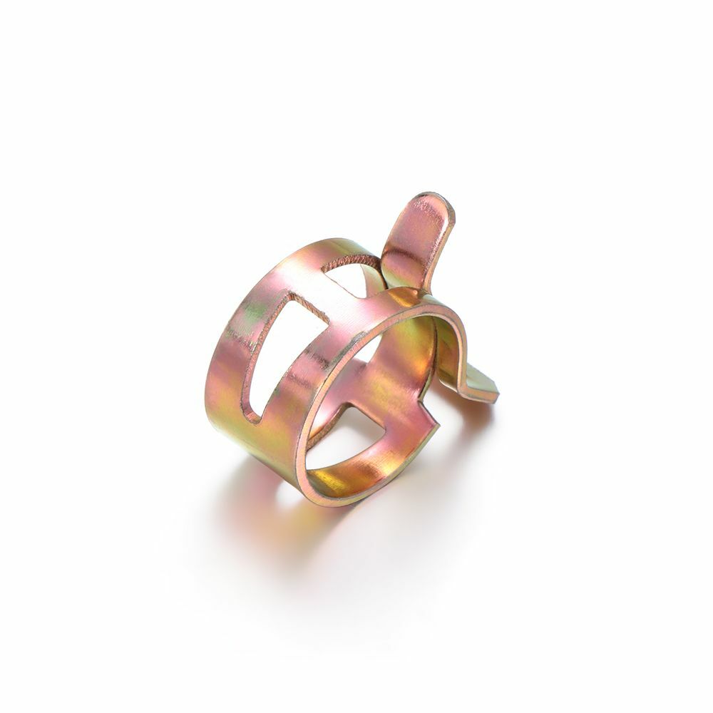 Stainless Steel Spring Clips Tube Clamp Fuel Oil Line Water Hose Pipe ...