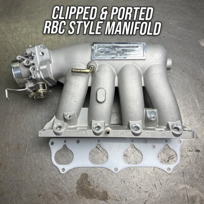 RBC Pro Clipped Ported Manifold K20 K24 Swap w Dual Pattern 70mm ...
