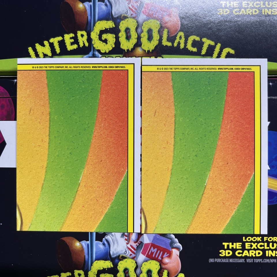 2023 GPK Intergoolactic Mayhem BOOGER GREEN 53a/53b | eBay