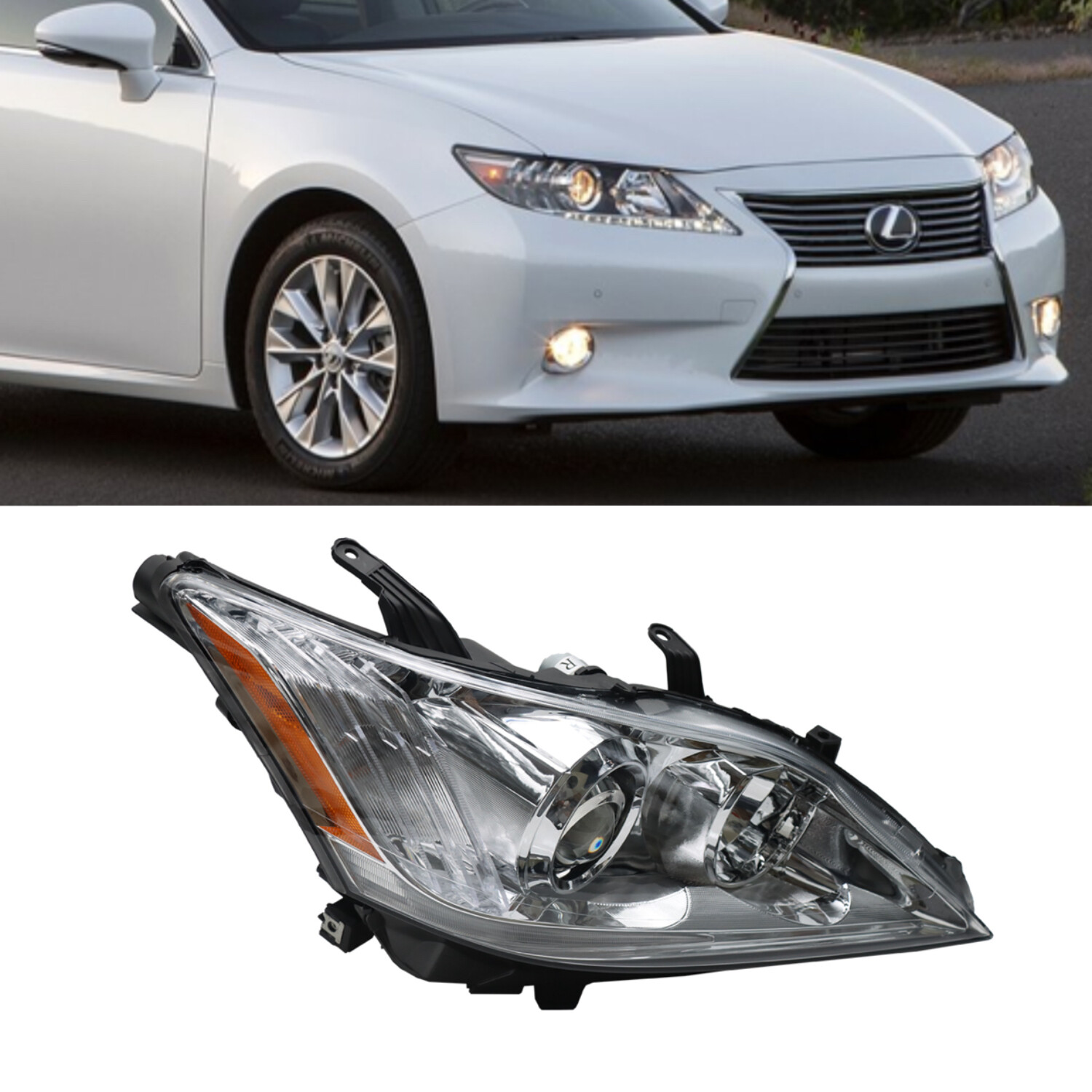 For Lexus ES350 2010 2011 2012 HID Xenon Right Passenger Side Headlight ...