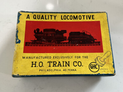 H.O. Train Co Camel Back 0-4-0 Diamond Stack BOX ONLY A Quality ...