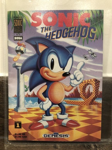 Sonic The Hedgehog #1 Comic 1991 - Near Mint | eBay UK
