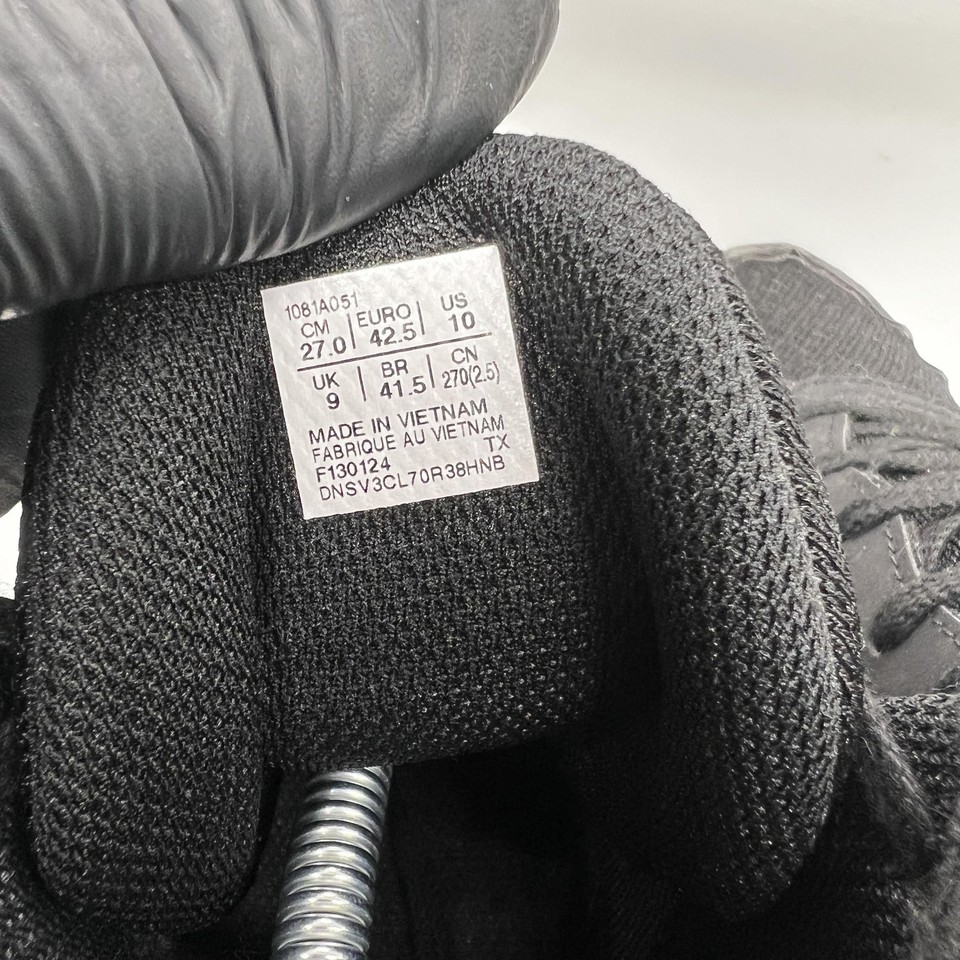 ASICS Matflex Mid Top Wrestling Shoes Mens 10 Black White Gum Sole ...