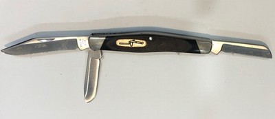 Vintage Buck 301 Wrangler Jumbo Stockman Three Blade Pocket Knife USA ...