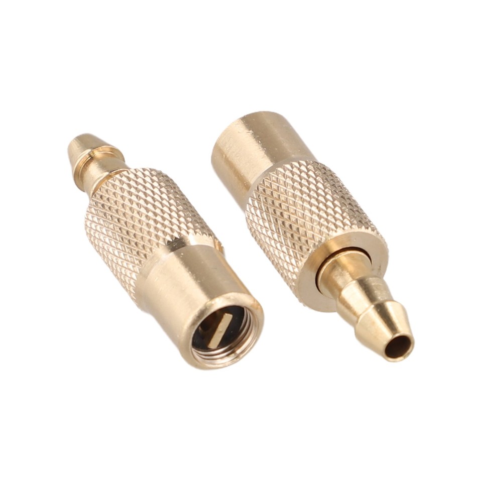 Bore hose Tire Inflator Valve Connector Brass Wheel 6mm Chuck Copper ...