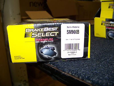 Brake Best Select Premium Disc Brake Pads # SM966B New | eBay