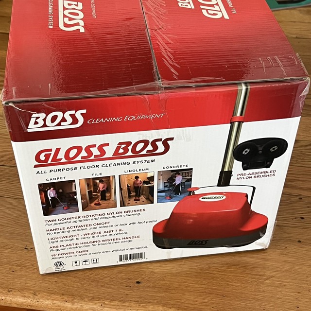 Boss Cleaning Equipment Gloss Boss Mini Floor Scrubber and Polisher ...
