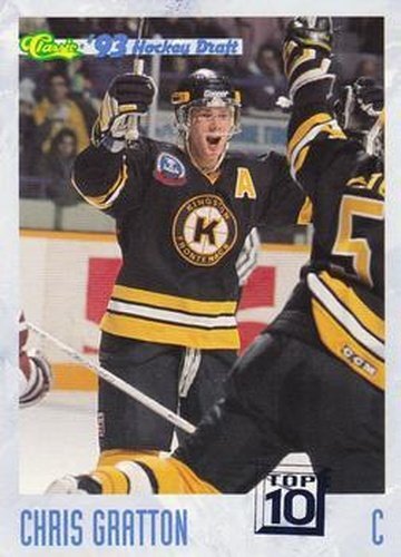 #3 Chris Gratton - Kingston Frontenacs - 1993 Classic '93 Hockey Draft ...