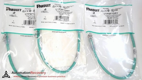 PANDUIT UTPSP1GRY ETHERNET PATCH CORD, NEW #289325 | eBay
