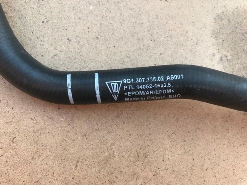 Porsche 911 Coolant Hose 9G130773502 COOLANT HOSE RETAINING. WATER ...