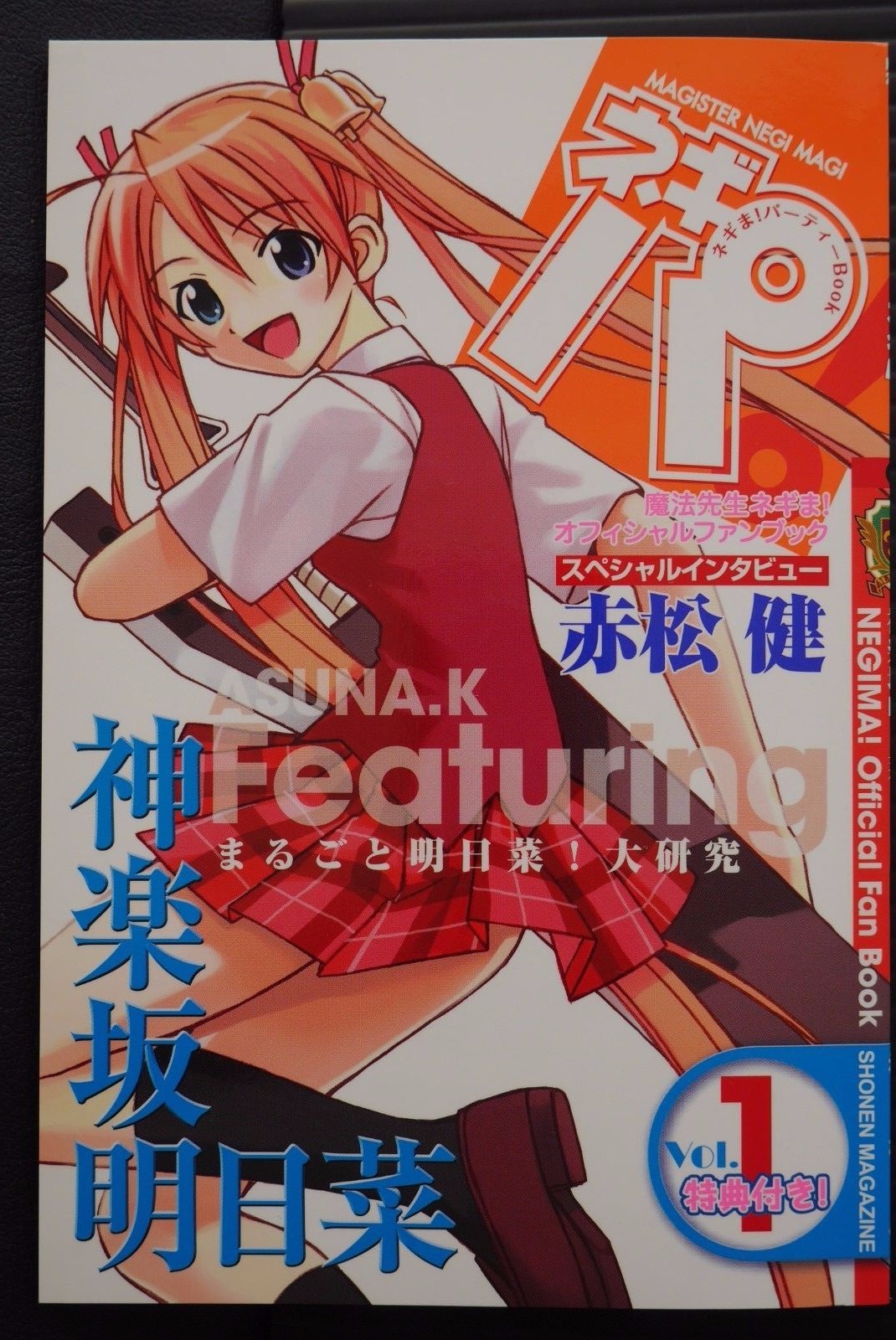 Negima Magister Negi Magi Negipa Vol 1 Guide Book Ken Akamatsu Japanese ...