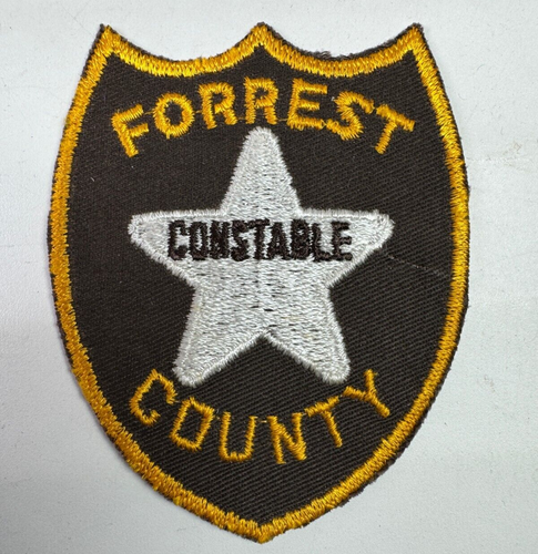 Forrest County Constable Mississippi MS 3.75" Patch W6 | eBay