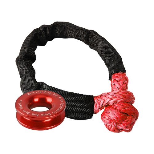 41000lbs Recovery Ring Snatch Block Soft Shackle Tow Winch Rope Off ...