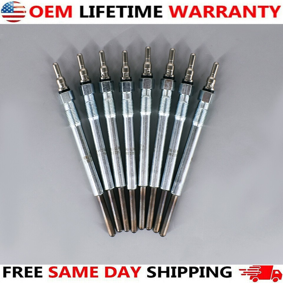 ZD-11 Set of 8 OEM Motorcraft Glow Plugs F4TZ-12A342-BA for F250 F350 E ...