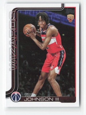 2025-25 Topps Basketball Costco Companion Tre Johnson III Wizards | eBay