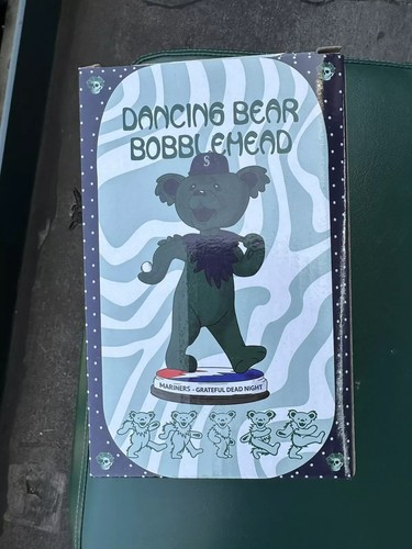 2024 Grateful Dead Night Dancing Bear Bobblehead Seattle Mariners SGA 8 ...