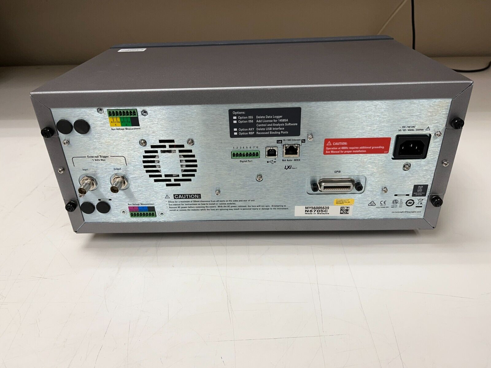 Keysight N6705C DC Power Analyzer Mainframe - International Society of ...