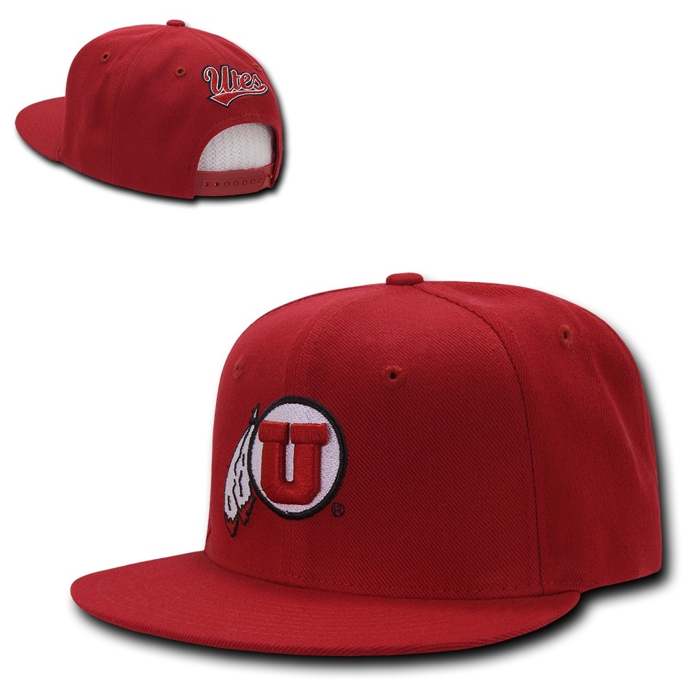 NCAA UTES University of Utah 6 Panels Freshmen Snapback Baseball Caps ...