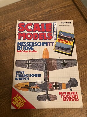 Vintage Back Issue of Scale Models Magazine - August 1984 | eBay
