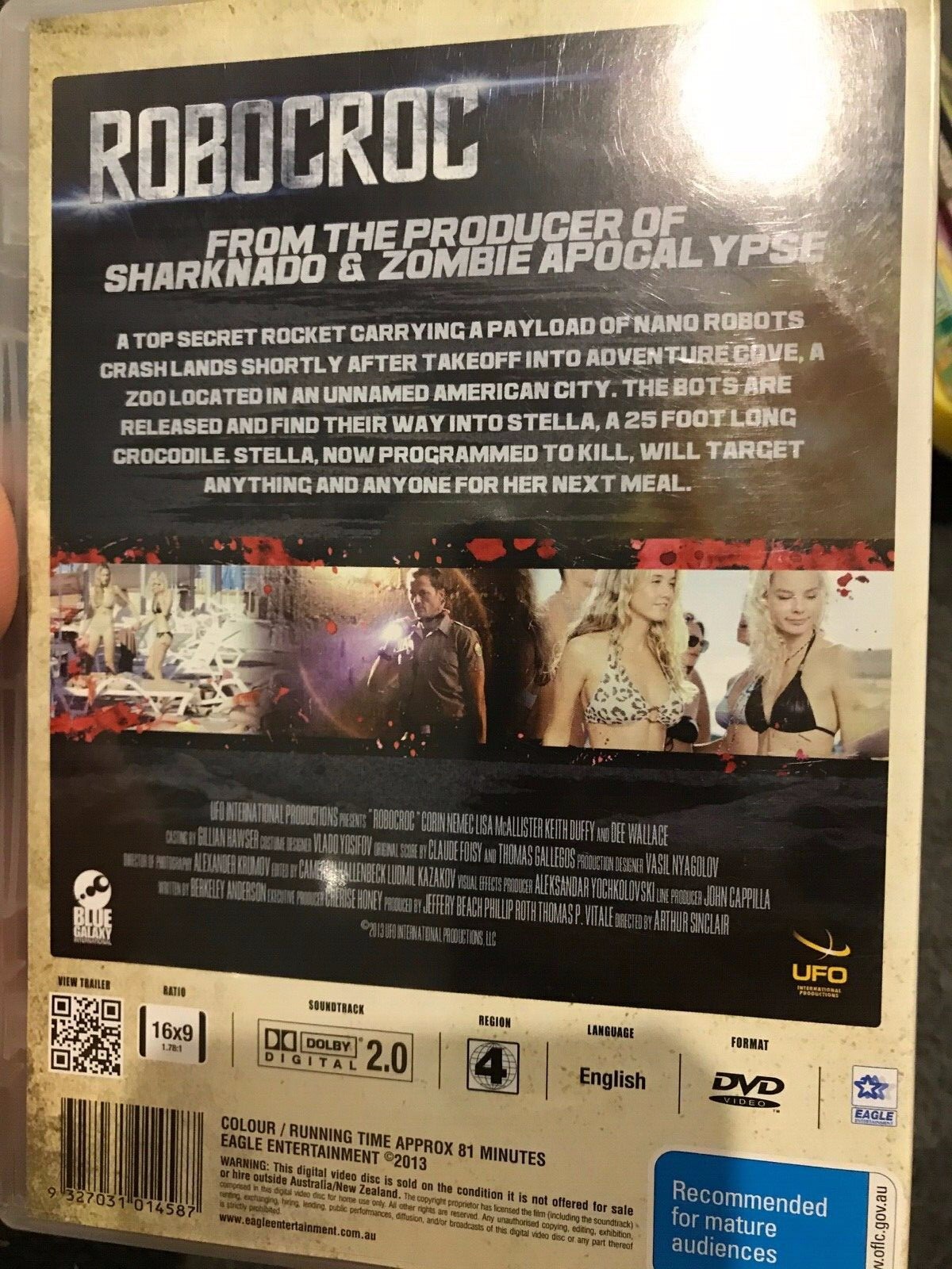 Robo Croc (Robocroc) region 4 DVD (2013 monster movie) rare | eBay