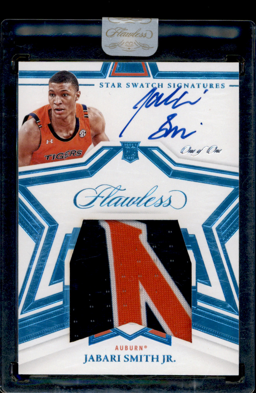 Jabari Smith 2022 Flawless Collegiate #2 Rookie Diamond Signatures ...