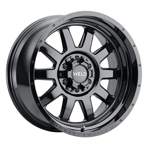 WELD Off-Road 20x9 Stealth W168 Wheel Gloss Black 8x6.5 / 8x165.1 +0mm ...