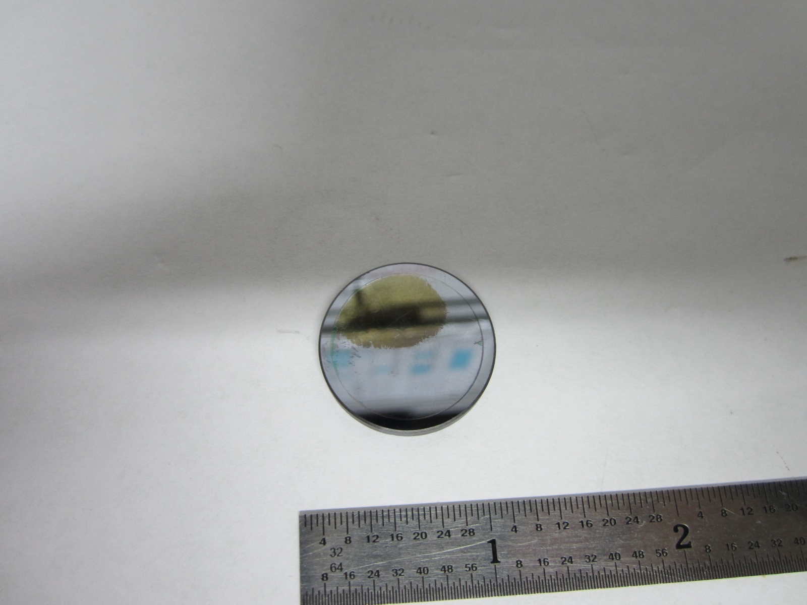 SILICON WAFER THICK OPTICAL INFRARED MIRROR ROUND LASER OPTICS AS IS ...