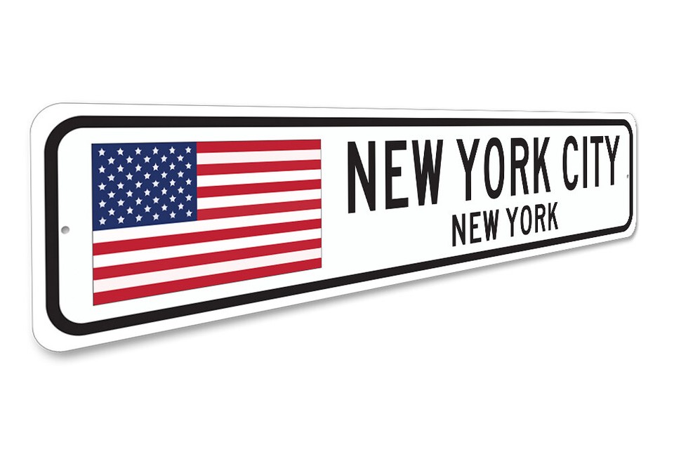 Personalized Any Country Flag,City and State Aluminum Street Sign | eBay